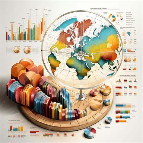 Premium Vector Realistic Vector Data Visualization On White Background