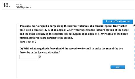 Solved In The Drawing Use The Component Method To Find The