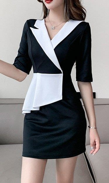 Black White Dress Short White Short Dress Fancy Dress Short Short
