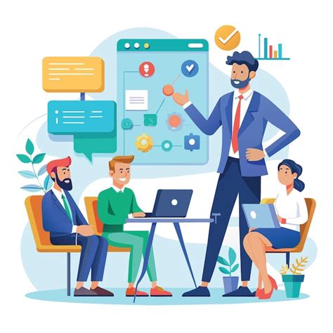 Premium Vector Procedure And Workflow Planning Process Or Sequence To Finish Project Standard