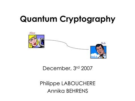 PPT Quantum Cryptography PowerPoint Presentation Free Download ID 9211171