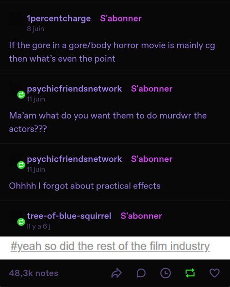 On Cgi And Practical Effect Rcuratedtumblr