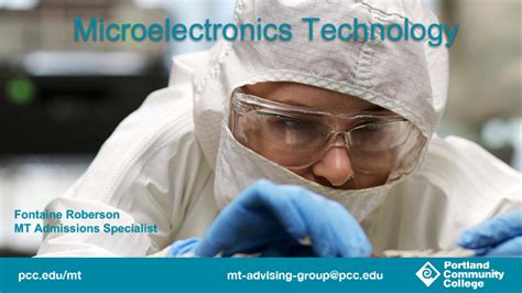Information Sessions Microelectronics Technology At Pcc