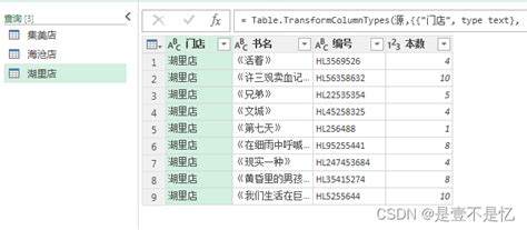 Power Query：一个工作簿中多表合并powerquery合并多个表 Csdn博客