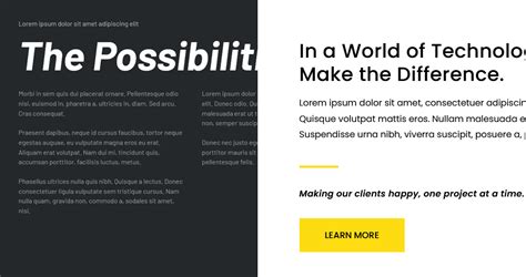Divi Content Sections
