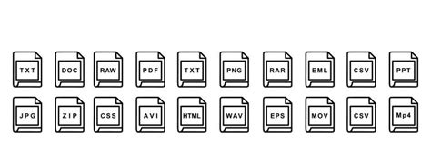 File Format Document Seamless Pattern Royalty Free Vector