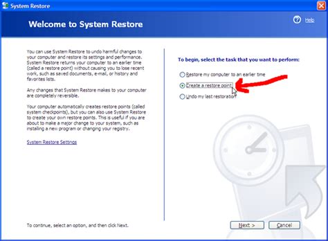 How To Create A System Restore Point In Windows Xp Anthonys Blog