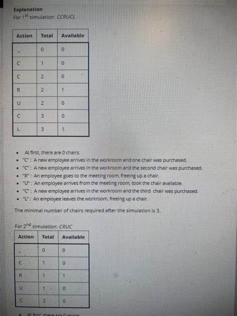 Solved 1 Chairs Requirement In This Chailenge Determine Chegg
