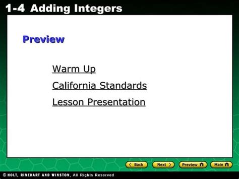 Mathematics Form 1 Chapter 1 Rational Numbers Integers Basic Arithmetic Operations Positive