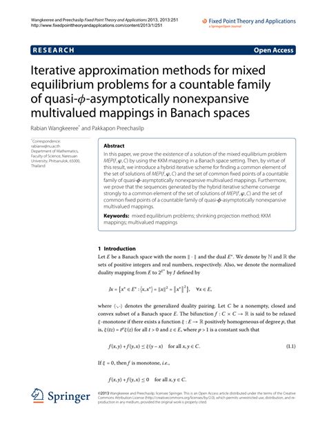 Pdf 11 Iterative Approximation Methods For Mixed Fptanuc054