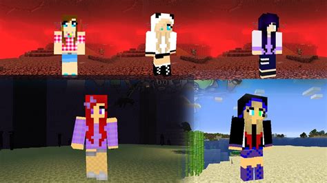 😍 Красивые скины майнкрафт для девочек 🥰 Пак моделей для девочек Youtube