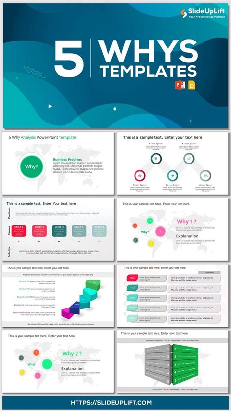 5 Whys Templates In 2022 Powerpoint Templates Business Problems