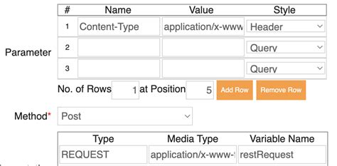 Calling REST API With Parameters Passed As X Form Urlencoded Adeptia Help