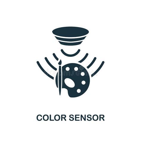 Color Sensor Icon From Sensors Icons Collection Creative Two Colors Design Symbol Color Sensor