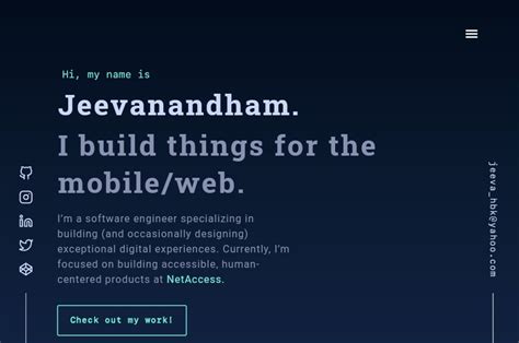 Portfolio Flutter Awesome