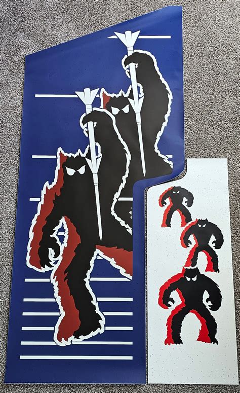 Space Invaders Side Art Phoenix Arcade 1 Source For Screen Printed