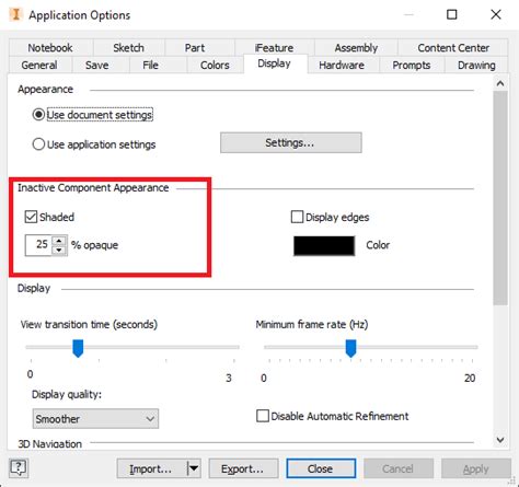 Solved Edit Component In Assembly Transparency Autodesk Community