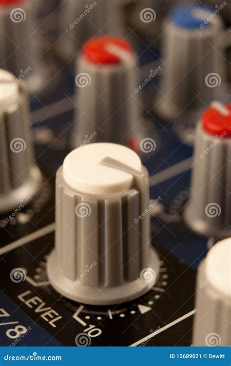 Mixer Knobs Stock Image Image Of Blue Mixer Vertical 15689021