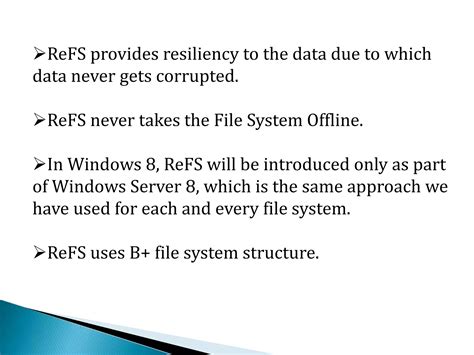 Resilient File System Ppt