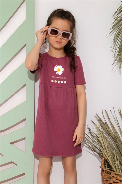 Платье для девочки Арт 1 Сухая Роза