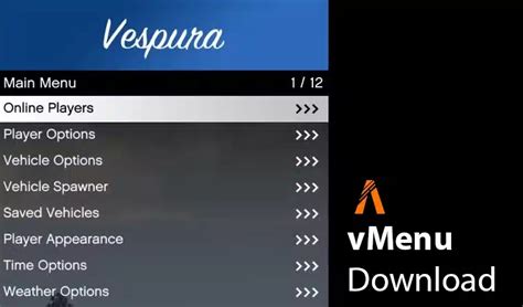 Vmenu Download Fivem Free Resource Última Versión 2024