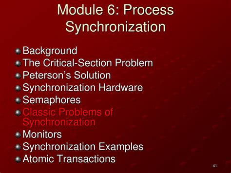 PPT Chapter Process Synchronization PowerPoint Presentation Free Download ID