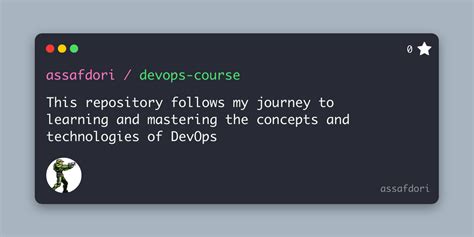 Github Assafdori Devops Bootcamp This Repository Follows My Journey To Learning And Mastering