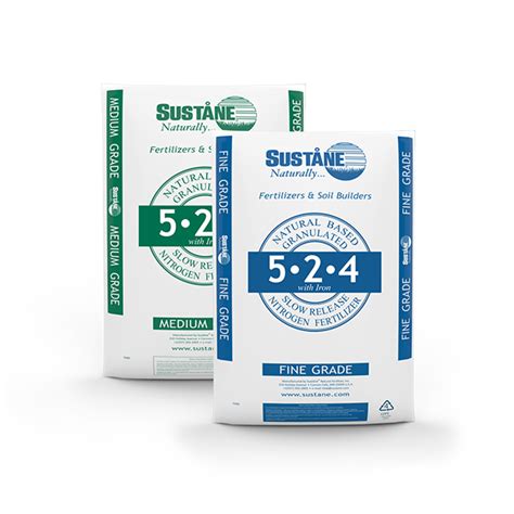 Turfgrass Suståne 5 2 4 Fe Suståne Natural And Organic Fertilizer