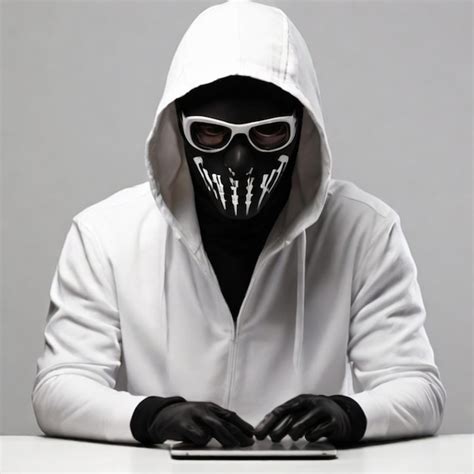 premium photo hacker in hoodie using computer for cyber attack cyber