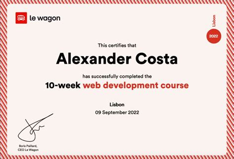 Alexander Costa On Linkedin Lewagon