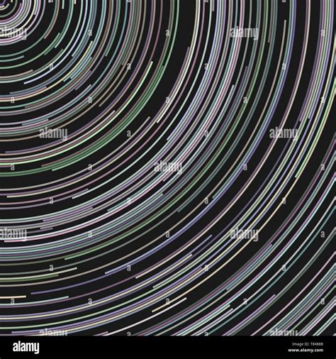 Colorful Psychedelic Abstract Background From Concentric Circular Lines Stock Vector Image And Art