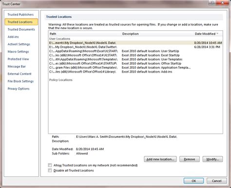 Trust Issues And Excel How To Open Other Peoples Nodexl Documents Connected Action