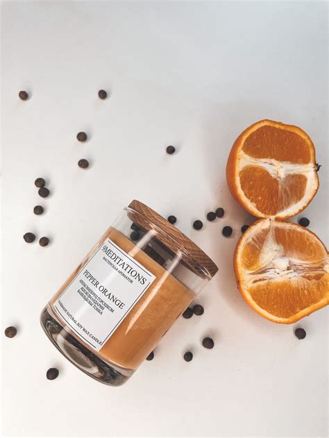 Органические ароматические свечи из натурального воска