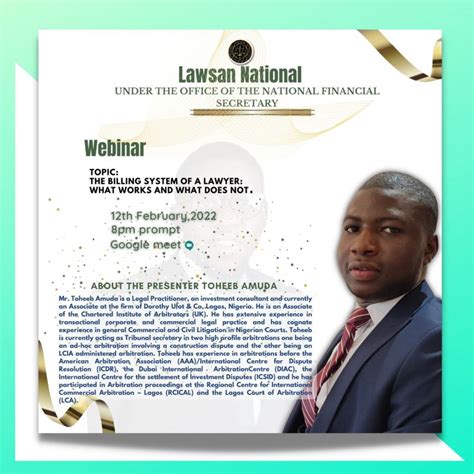Toheeb Amuda Esq On Linkedin I Will Be Engaging The Members Of The