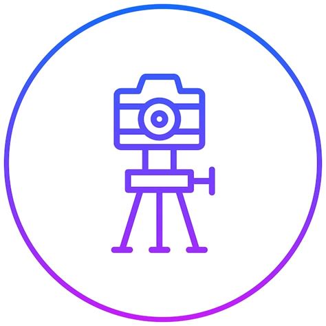 Premium Vector Camera Tripod Vector Illustration