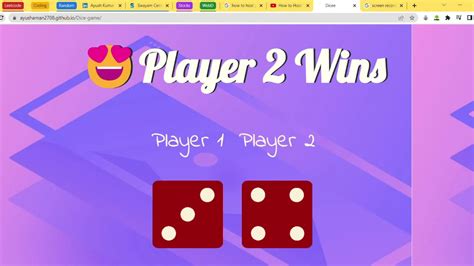 Ayush Kumar On Linkedin A Basic Front End Dice Game Project Made Using