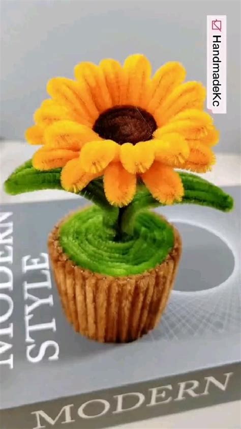 Pipe Cleaner Flowers Crafts Pipe Cleaner Crafts Pipe Cleaner Crafts Tutorial Diy Pipe
