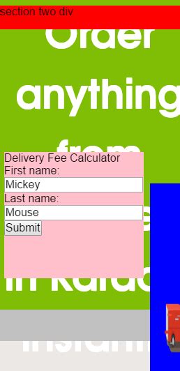 Html Web Page Not Responsive How To Use Position Absolute And Relative Stack Overflow