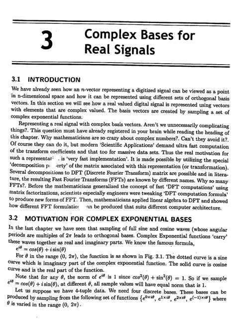 Complex Bases For Real Signals Digital Signal And Image Processing Studocu
