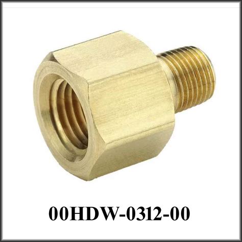 Adapter 1 4 NPT F To 1 8 NPT M Brass MHOxygen