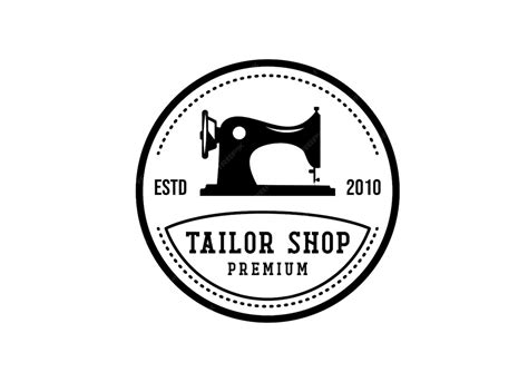 Premium Vector Vintage Tailor Shop Logo Inspiration Textile Or