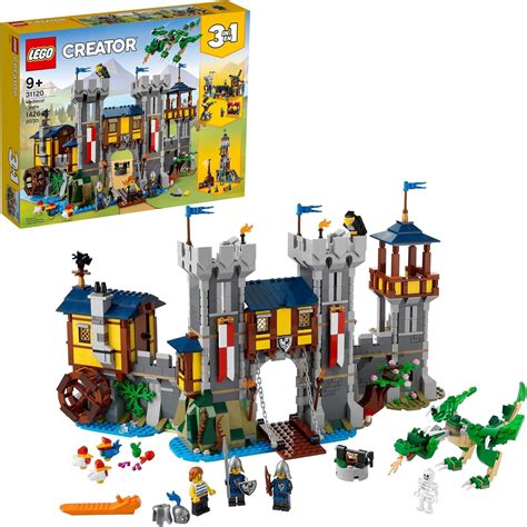Lego Creator 3 In 1 Medieval Castle Toy Transforms From Castle To