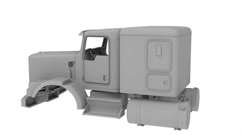 Archivo STL Kenworth T800 H 1 14 ESCALA CAB Modelo De Impresora 3D