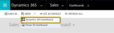 how to create your first dashboard within dynamics 365