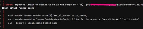Not Sure What To Do Here Module Runner Module Cache Aws S Bucket Build Cache Issue