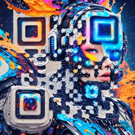 Splash Art Qr Code Rqrcode