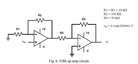 Solved Write An Expression For The Output Voltage Vo In