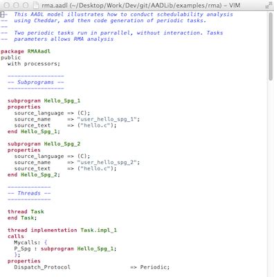 Aadl Modes For Text Editors
