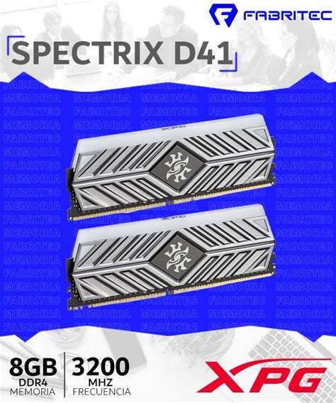 Memorias Xpg Spectrix Rgb Gb Ddr Corporacion Fabritec