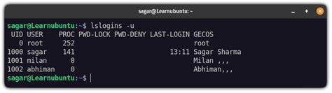 How To Get User Id Uid In Ubuntu Command Line